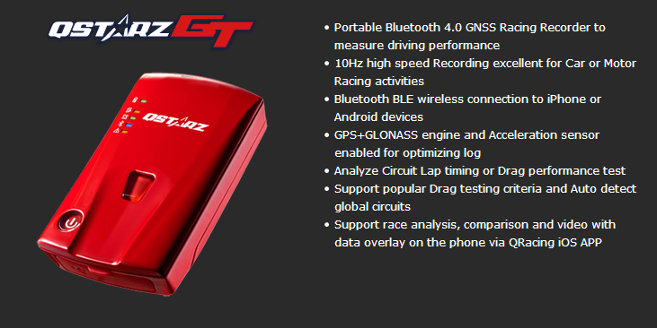 Qstarz BL-1000GT GPS LapTimer